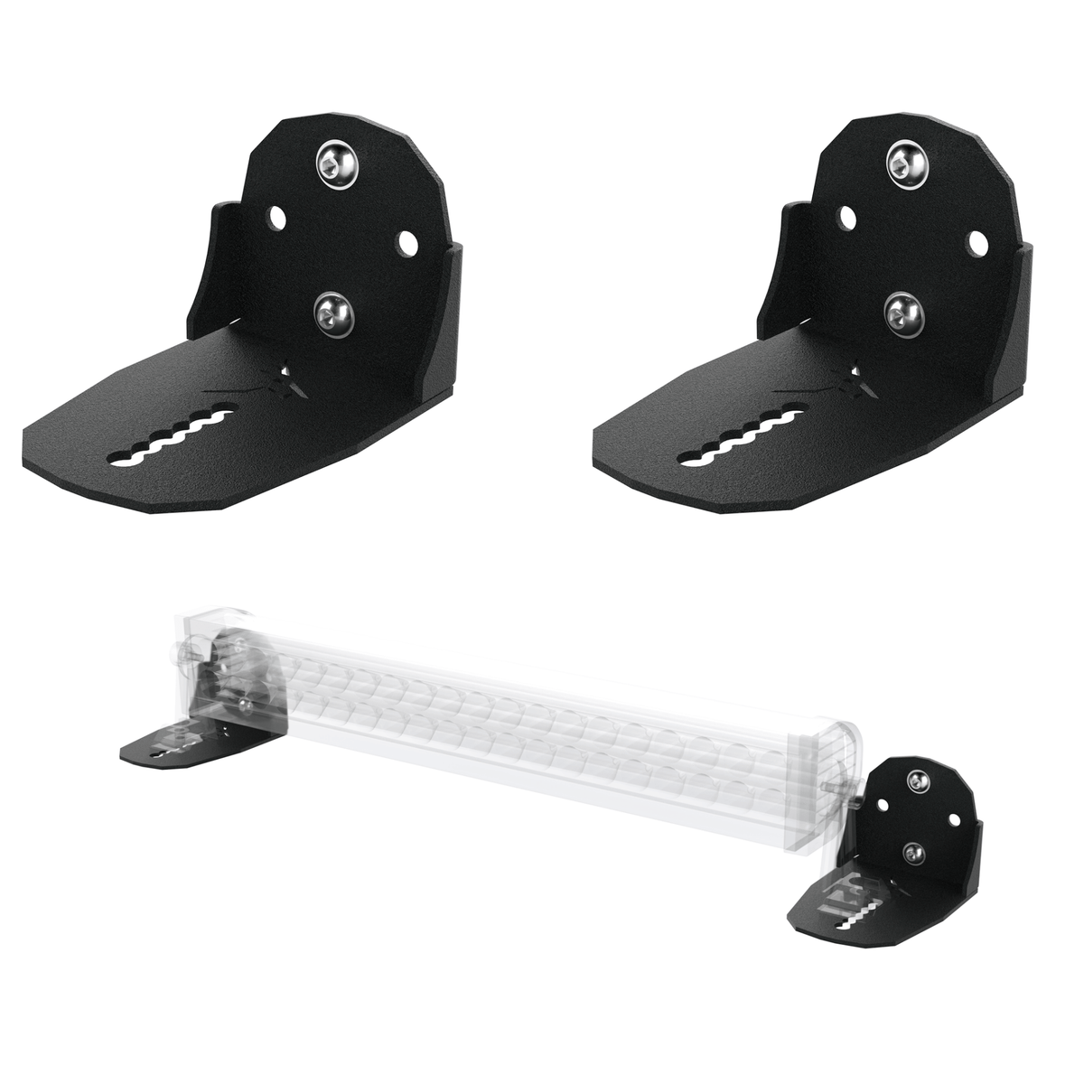 Lightbar Bracket Set | Stainless Steel Tent Mount for 4WD Lighting ...