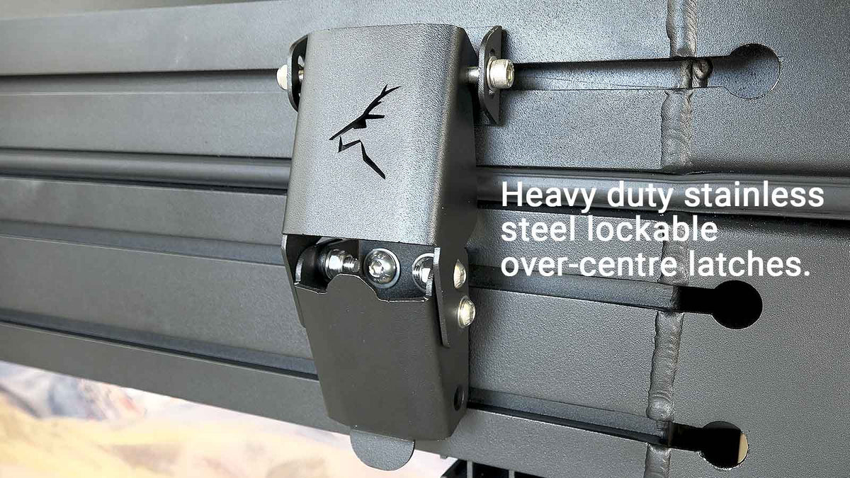 Rooftop Tent Latch Set – Large | Stainless Steel | Bush Company AU ...